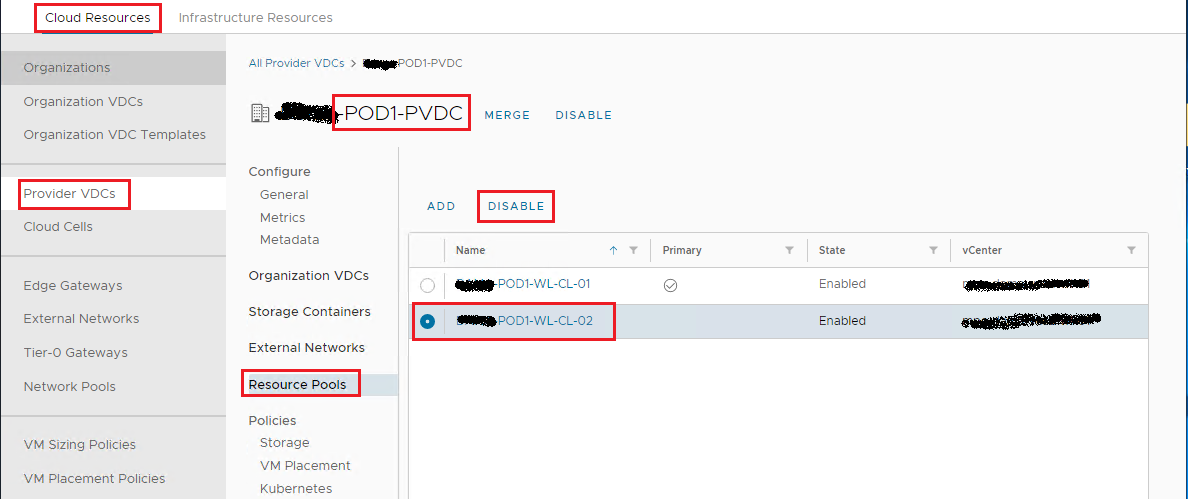 VCD 10.3.1: Cross-Cluster Workload Migration within the same elastic ...