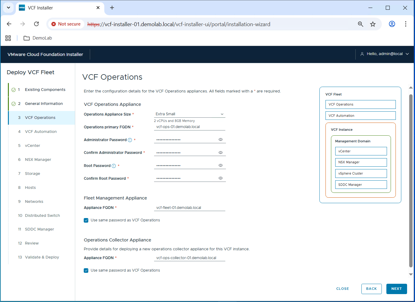 VCF 9.x Bringup Series – Part4: VCF Fleet Deployment using the VCF ...