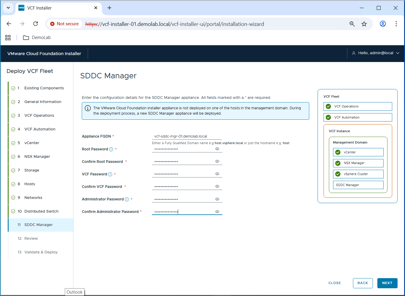 VCF 9.x Bringup Series – Part4: VCF Fleet Deployment using the VCF ...